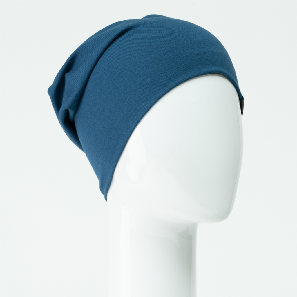 Blue Cotton Chemo Cap - SIBELLE